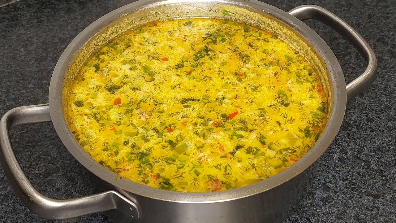 Leckere Gemüsesuppe ohne Fleisch / Овощной супчик без мяса #food # ...