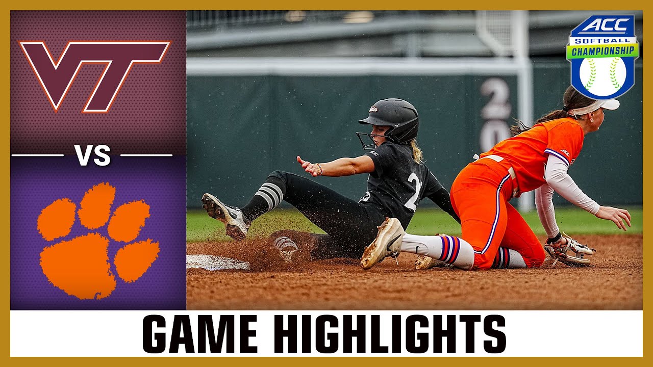 Virginia Tech vs. Clemson Game Highlights | 2025 ACC Softball ...
