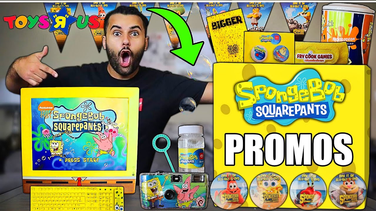 Opening OVER $500 Of VINTAGE Spongebob Squarepants EXCLUSIVE RARE MERCH ...