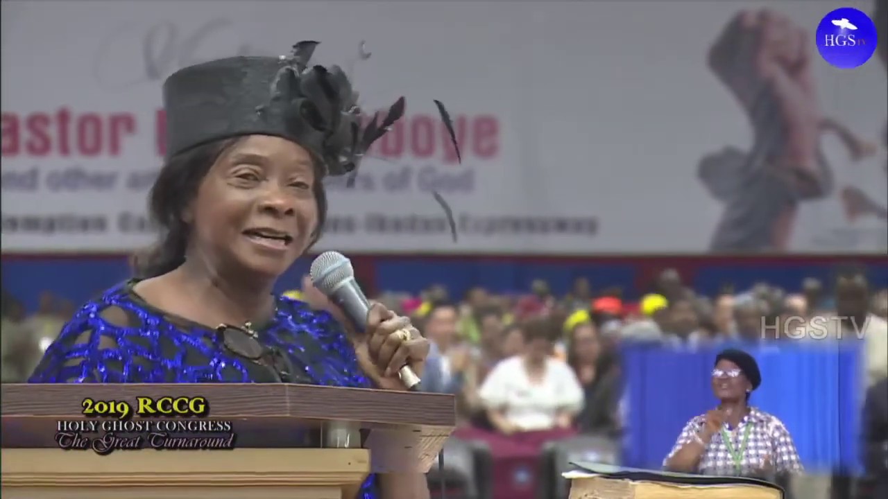 REV. MRS MERCY EZEKIEL MINISTRATION | RCCG HOLY GHOST CONGRESS 2019 ...