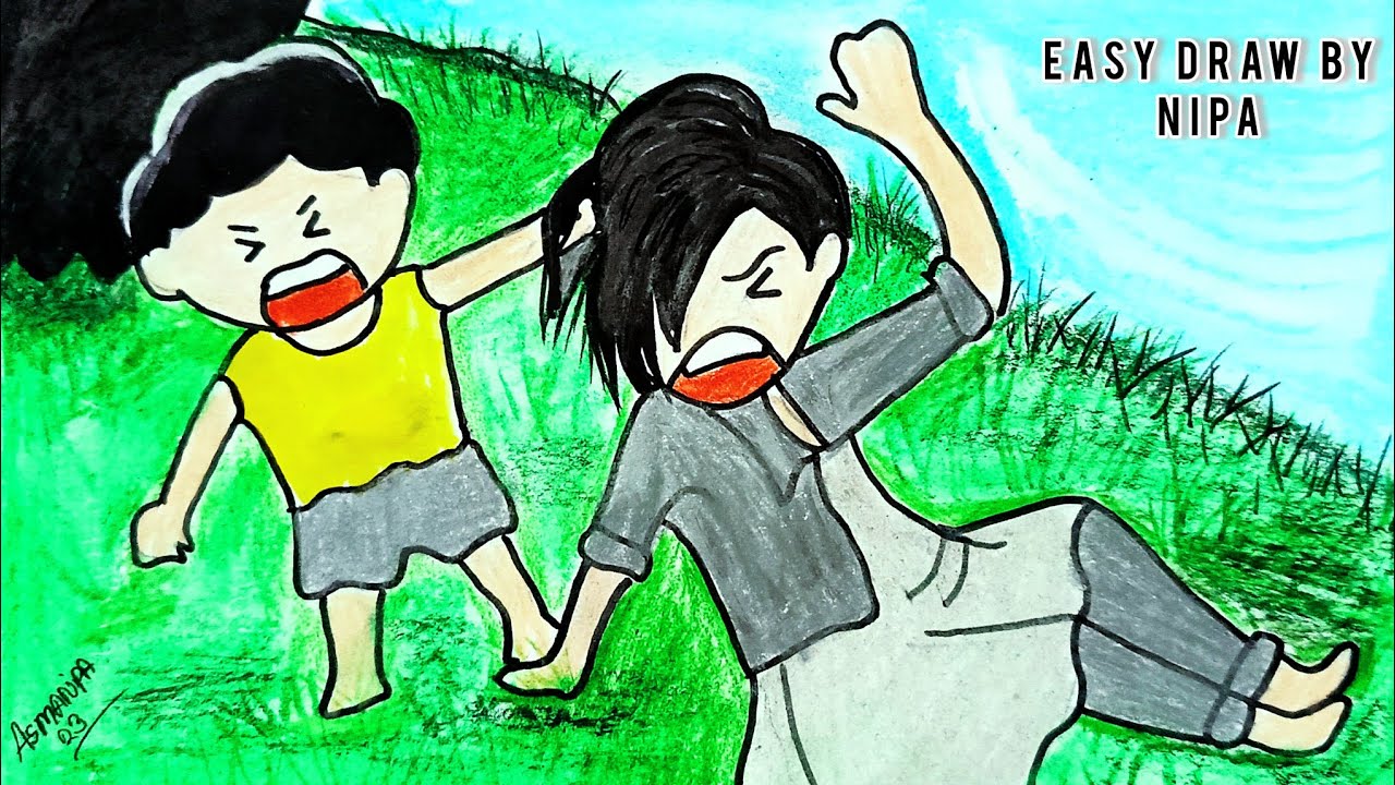 Samima Sraboni animation drawing || 10 days || Tiffin time || Yamin ...