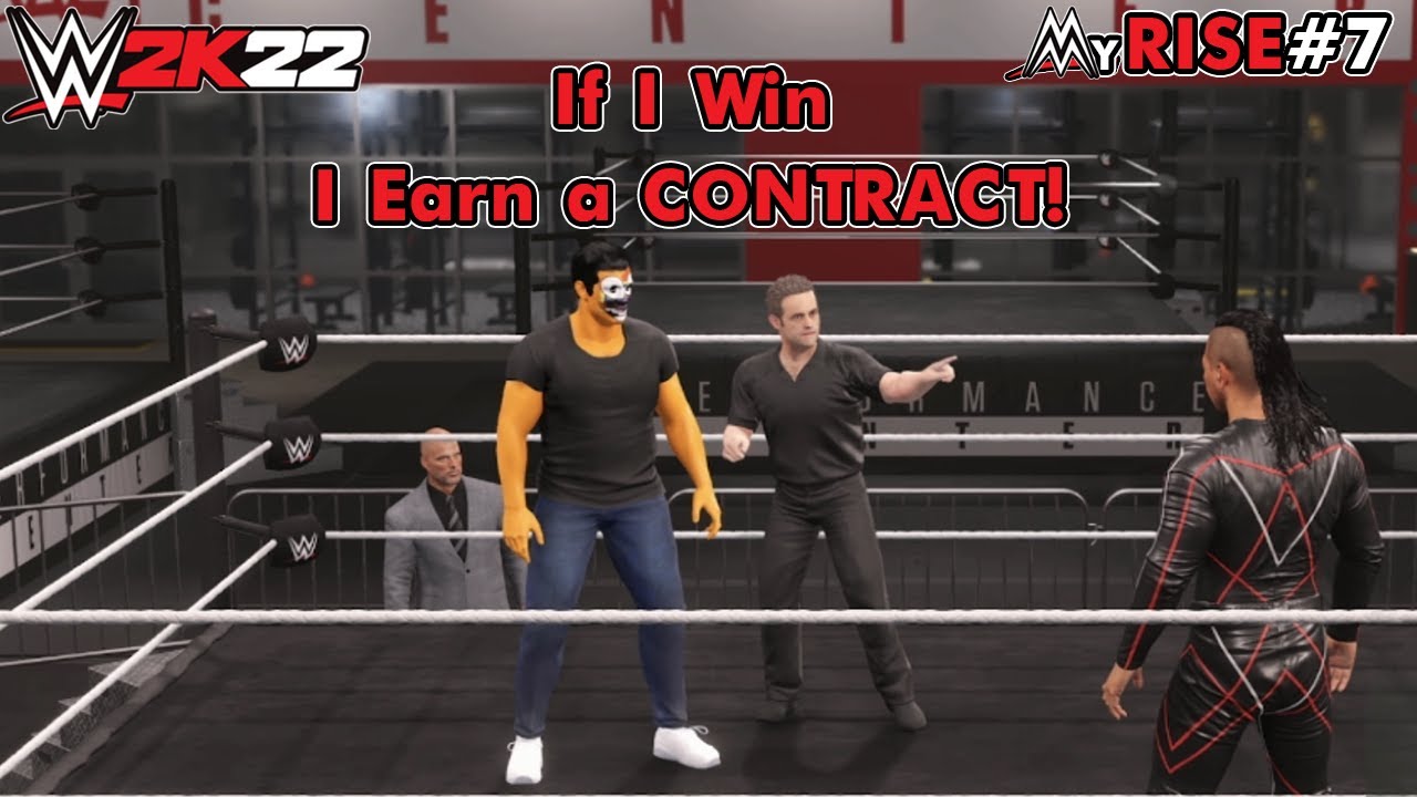 If I Win I Earn a CONTRACT! - WWE 2k22 MyRISE #7 - YouTube