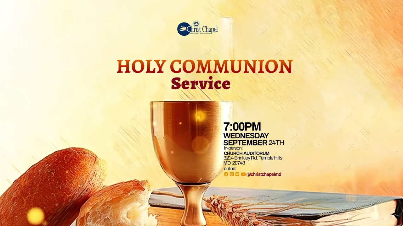 September Holy Communion Service - YouTube