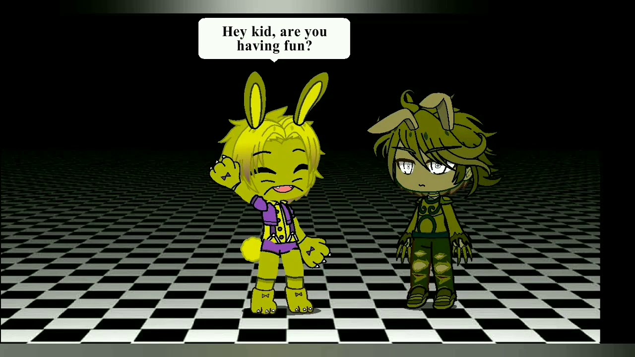 Glichtrap vs Springtrap Rap Battle part 1 gacha club - YouTube