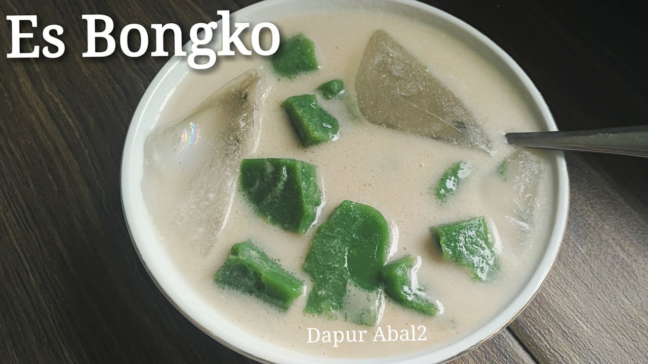 Resep Lengkap Es Bongko Khas Pontianak - YouTube