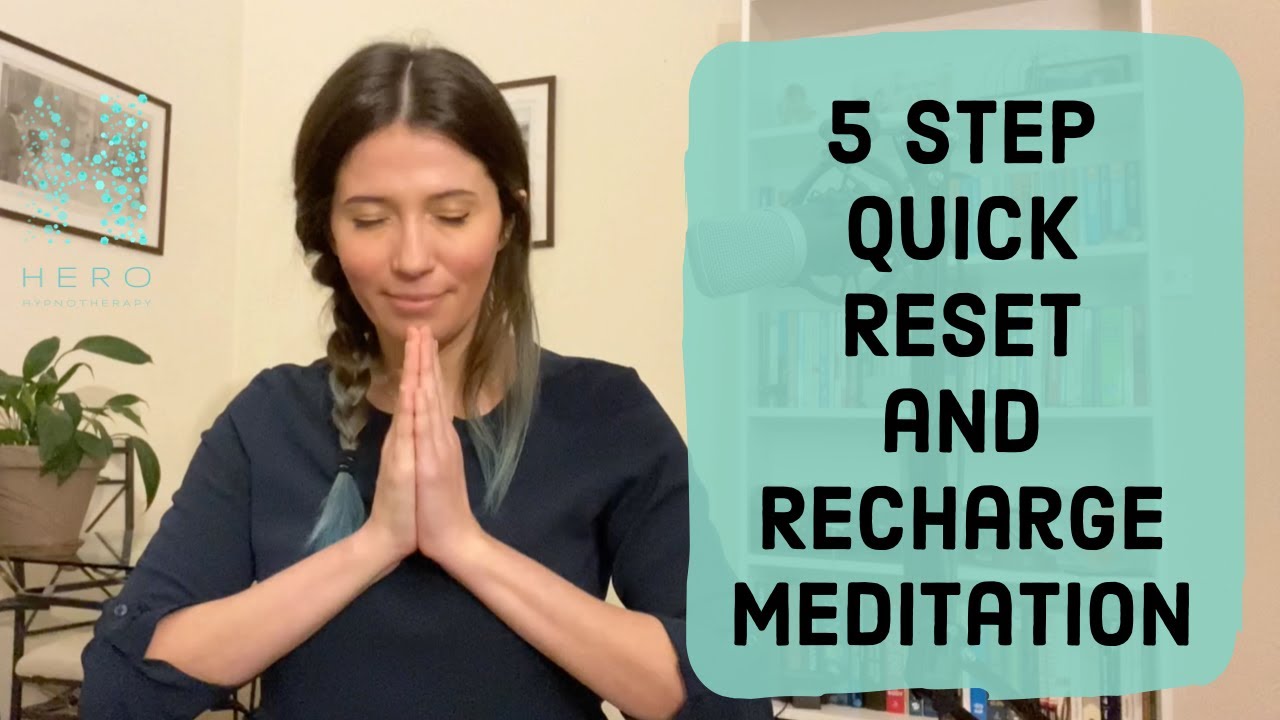 Short Guided Meditation - Reset and Recharge ( reduce stress instantly ...