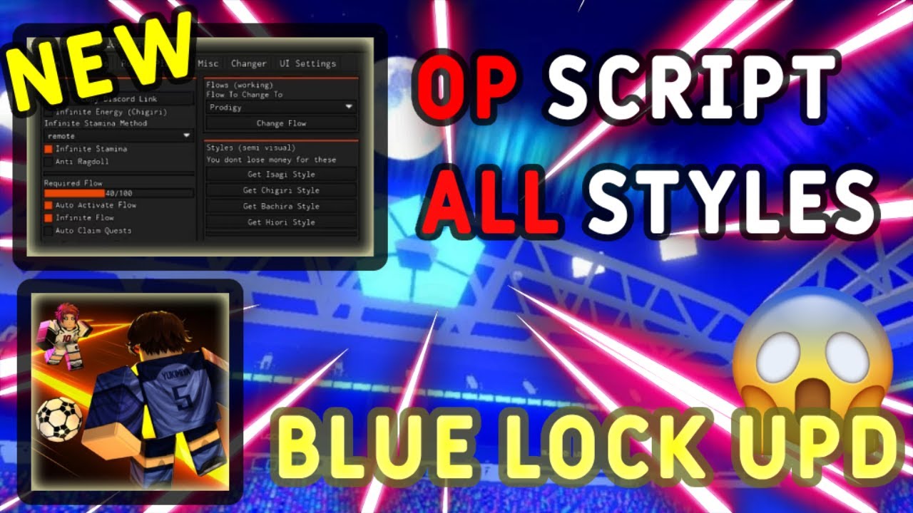 [NEW NO KEY] Blue Lock: Rivals OP Script (All Styles, INF FLOW & MORE ...