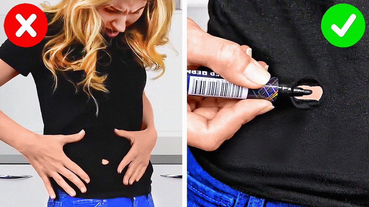 Easy ways to repair your clothes -- amazing sewing and repair tips
