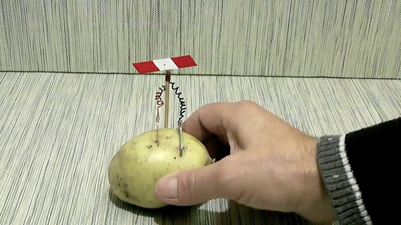 Power Potato Battery easy energy - YouTube