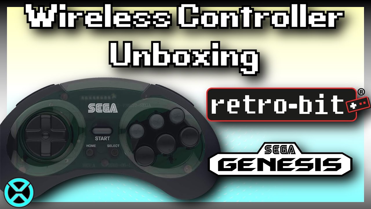Sega Genesis Bluetooth 8-Button Controller by Retro-Bit | Unboxing and ...