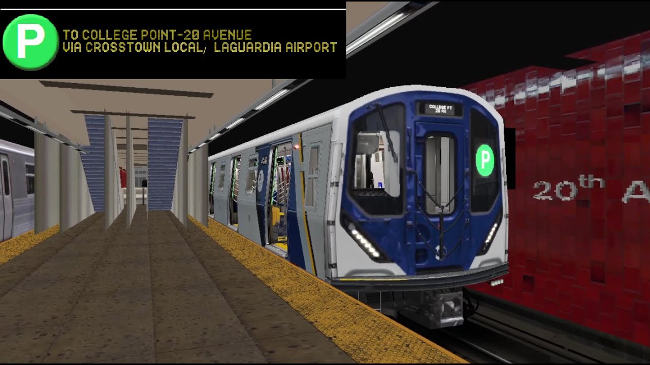 OpenBVE Fiction: P Train To College Point-20th Avenue Via Crosstown ...