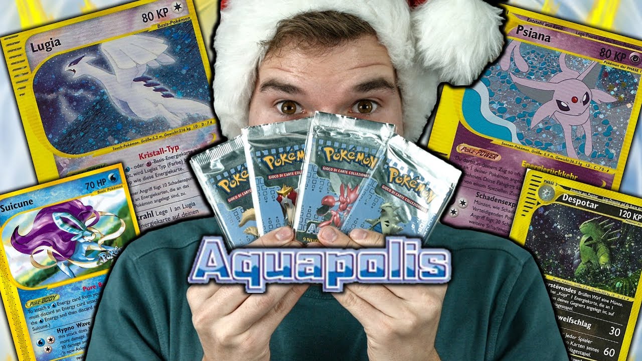 Teure Retro Booster! Pokemon Aquapolis Booster Opening - YouTube