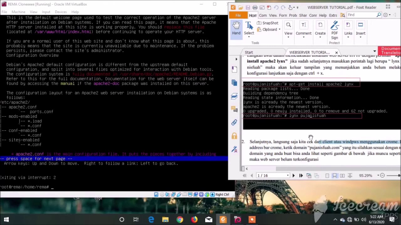 TUTORIAL KONFIGURASI WEBSERVER - YouTube