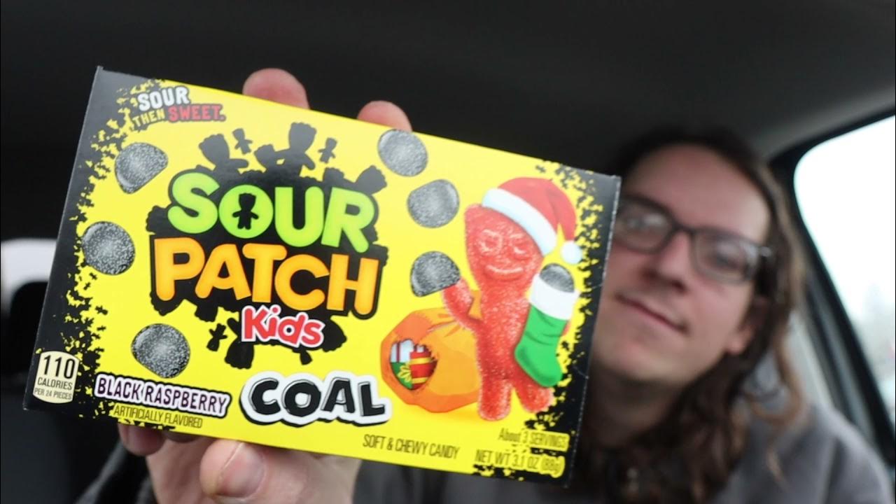 Sour Patch Kids Coal | Christmas candy review - YouTube