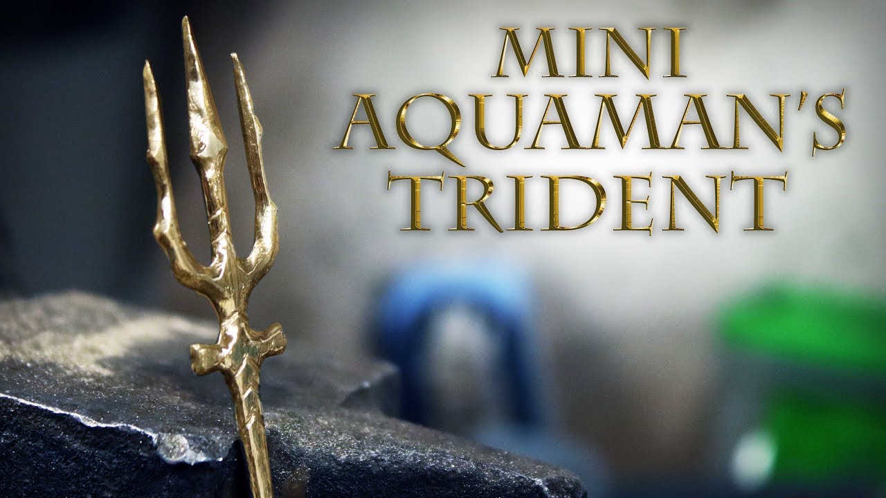 Making mini Aquaman's trident - Tiny weapon - YouTube