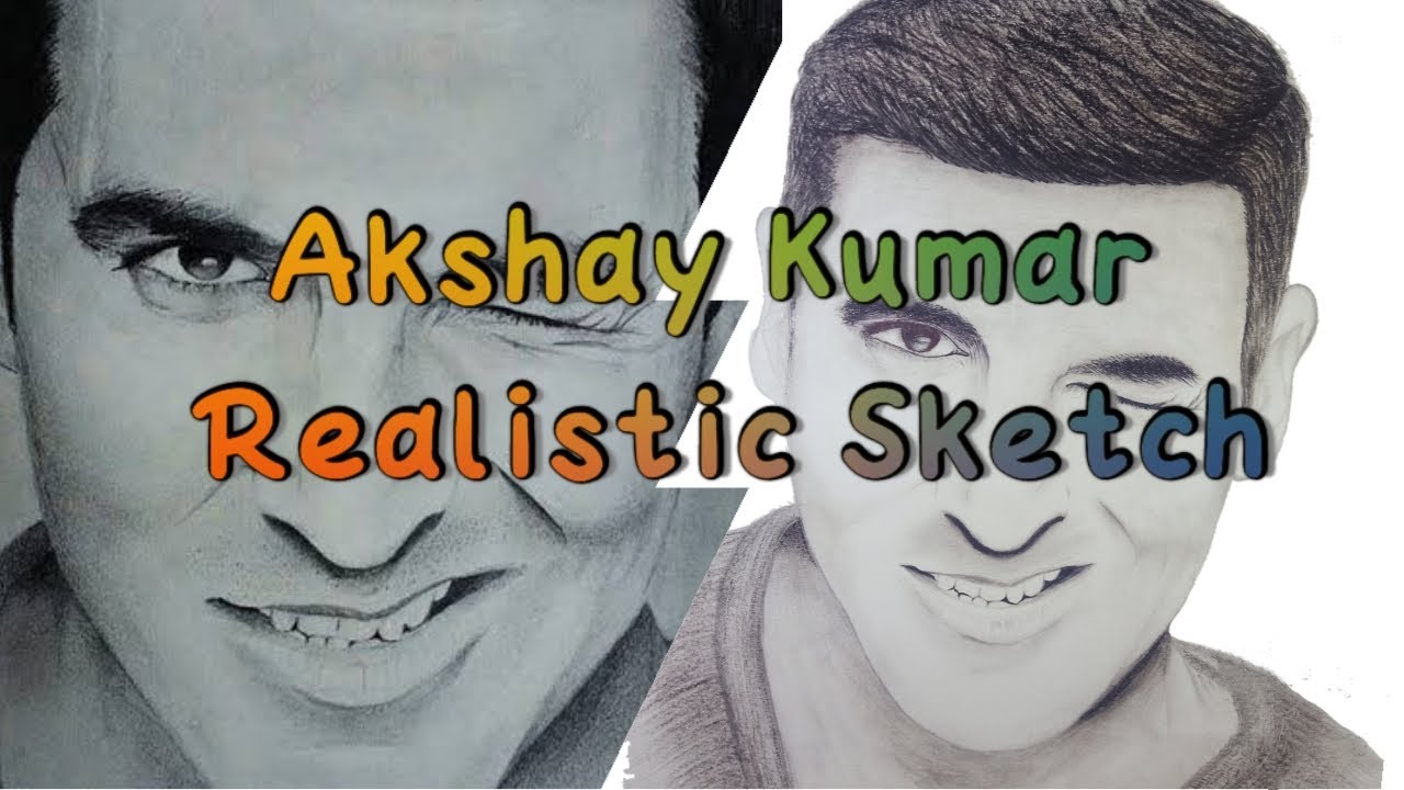 How to Draw Akshay Kumar | Realistic Sketch of Akshay - YouTube