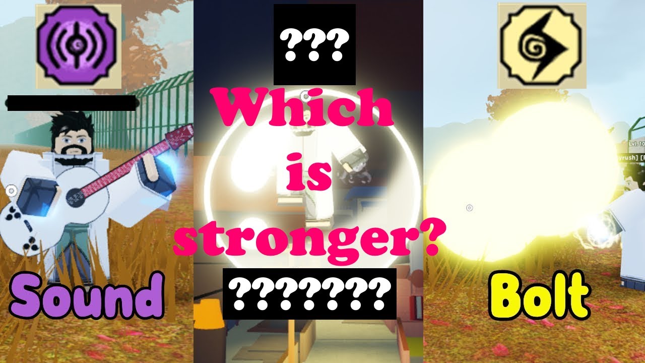 Shindo Life: Bolt and Sound... Which is stronger? - YouTube