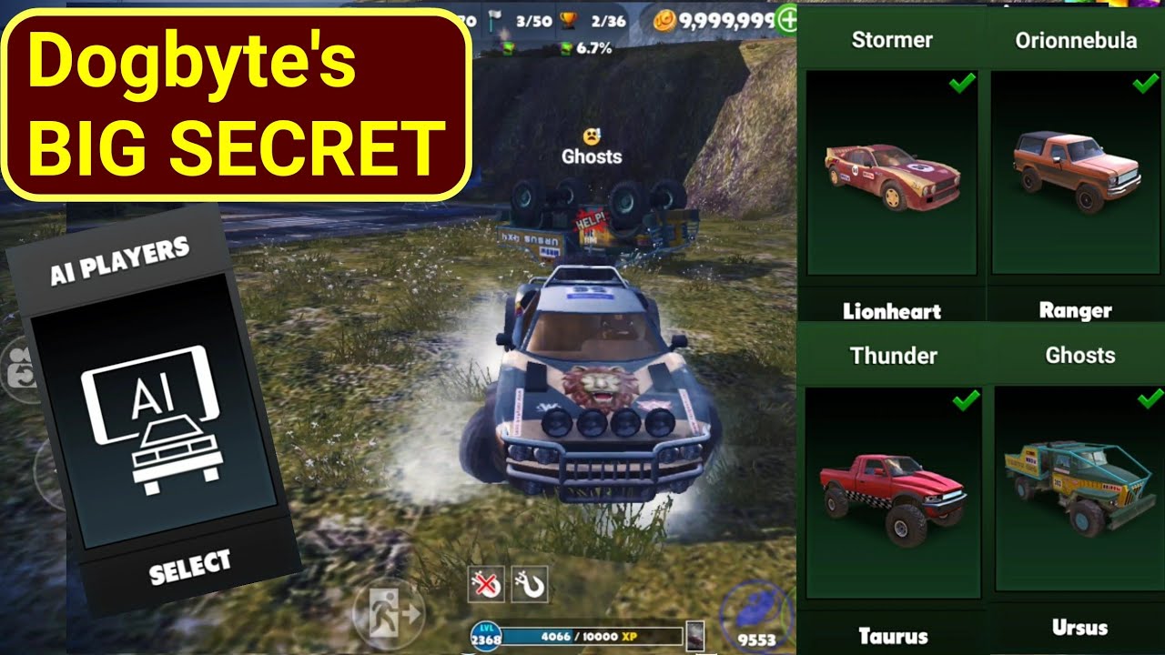 Off The Road game - Dogbyte's BIG SECRET - Game Fan Abductions - YouTube