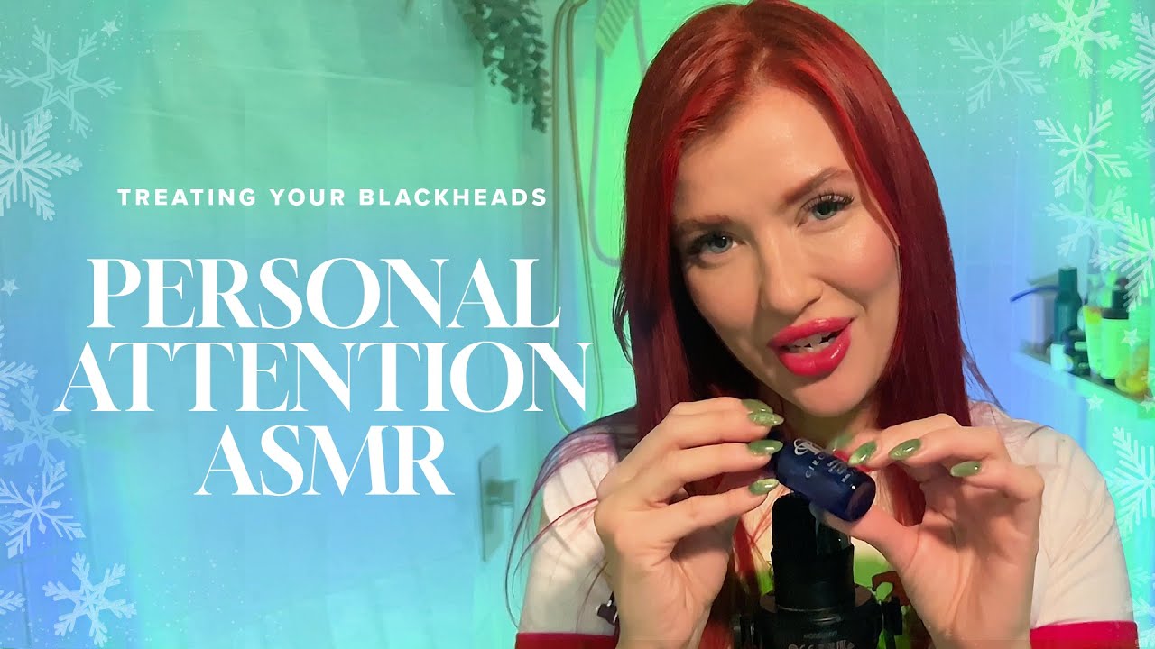 ASMR FACIAL | POV: Removing Your Blackheads for Christmas - YouTube