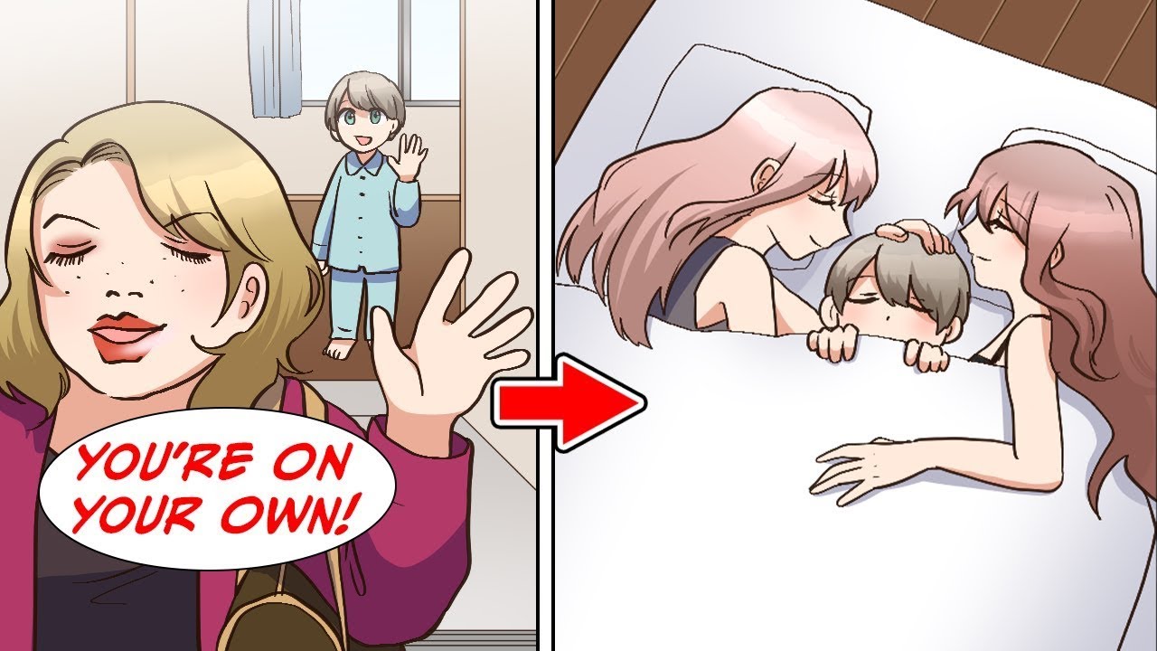My Mom Left Me At Home To Fend For Myself But The Next Door Neighbors [manga Dub] Youtube