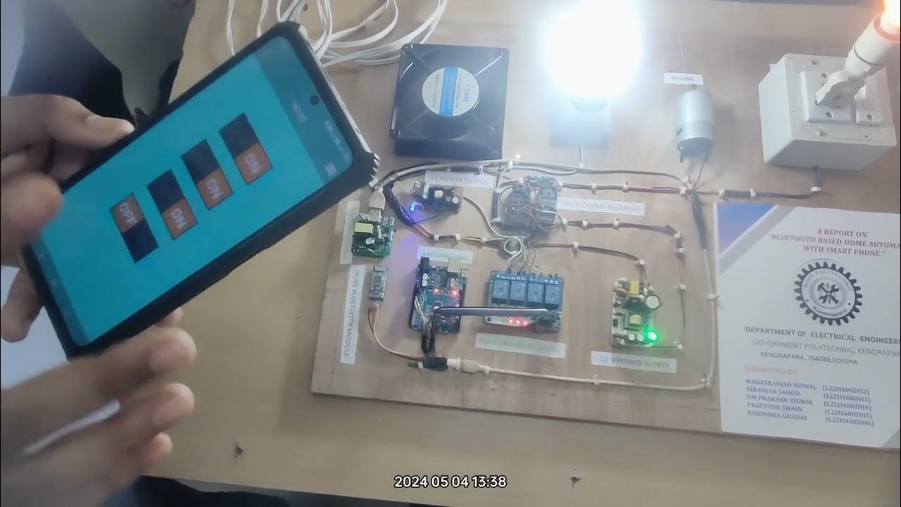 Bluetooth Based Home Automation with Smart Phone Project. - YouTube