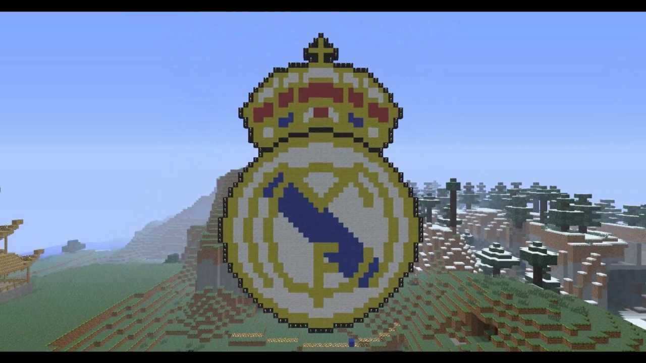 Minecraft Real Madrid Club de Fútbol badge - YouTube