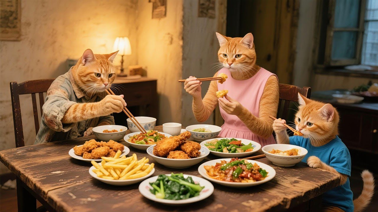 Papa Cat Works Tirelessly to Support Family – All His Hard Work Makes ...