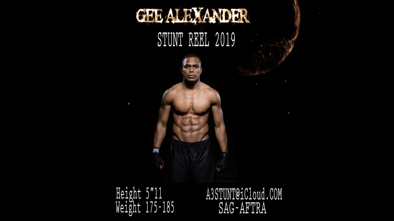 Gee Alexander Stunt Reel 2019 - YouTube