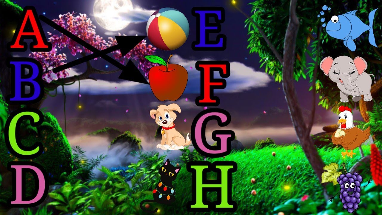abcd || abcd matching letter with pictures || match the letters ...