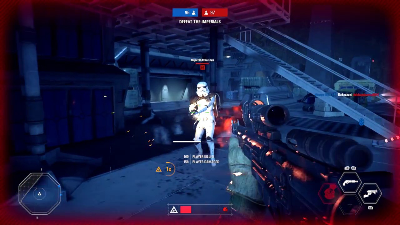 SWBF2 - First Person View- Online Blast Mode - Endor Base - Nighttime ...