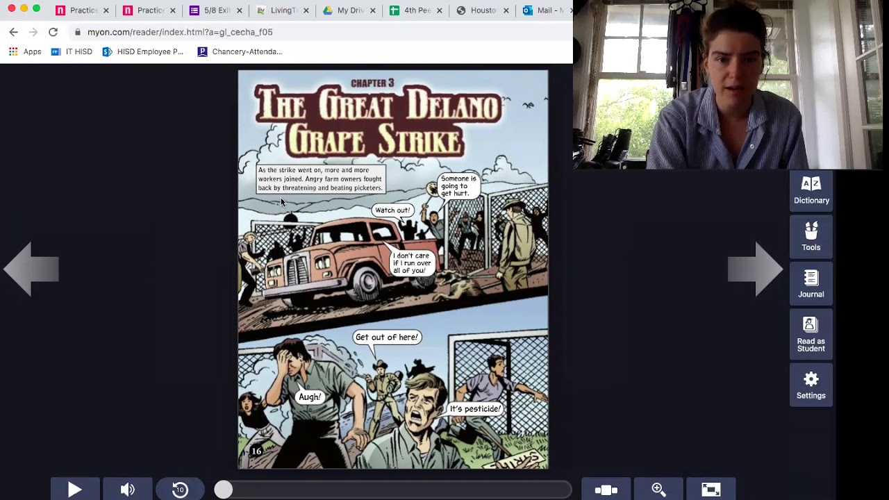 Cesar Chavez part (3) read aloud - YouTube