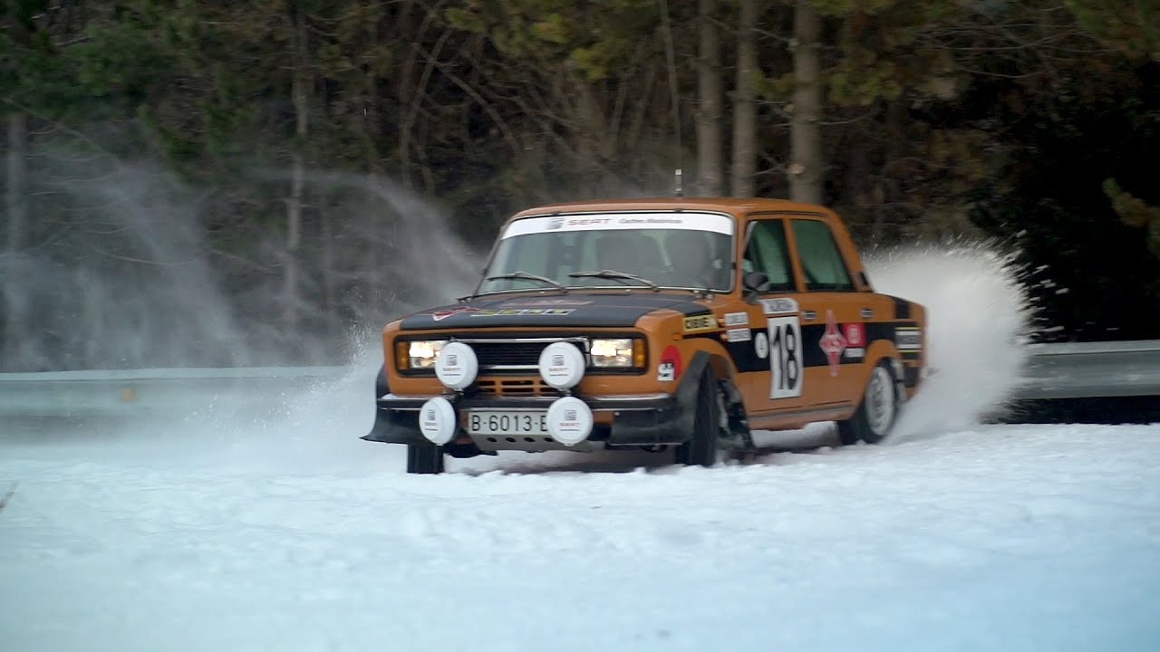 Classic Seat 124 at the Rallye Monte-Carlo Historique - YouTube