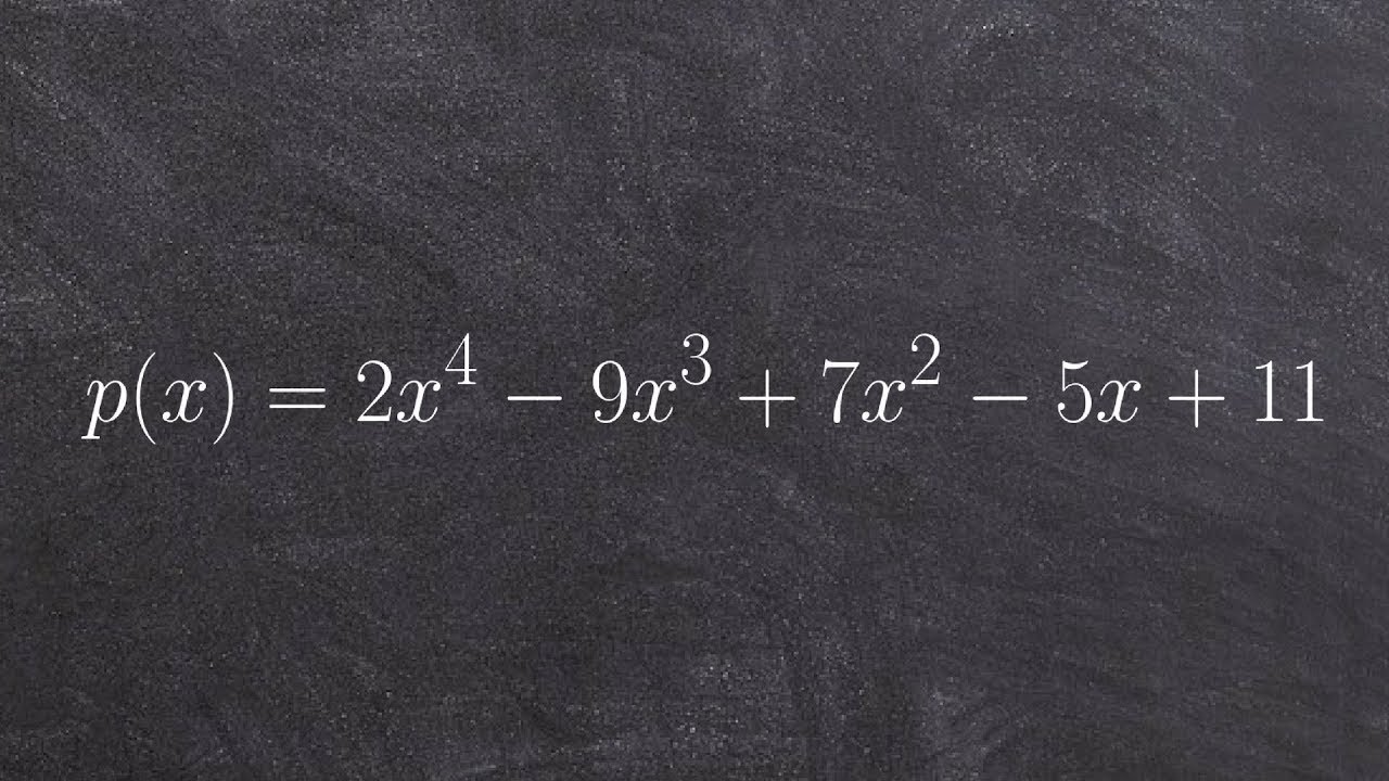 Using The Remainder Theorem And Checking Your Answer With Synthetic Using The Remainder Theorem And Checking Your Answer With Synthetic