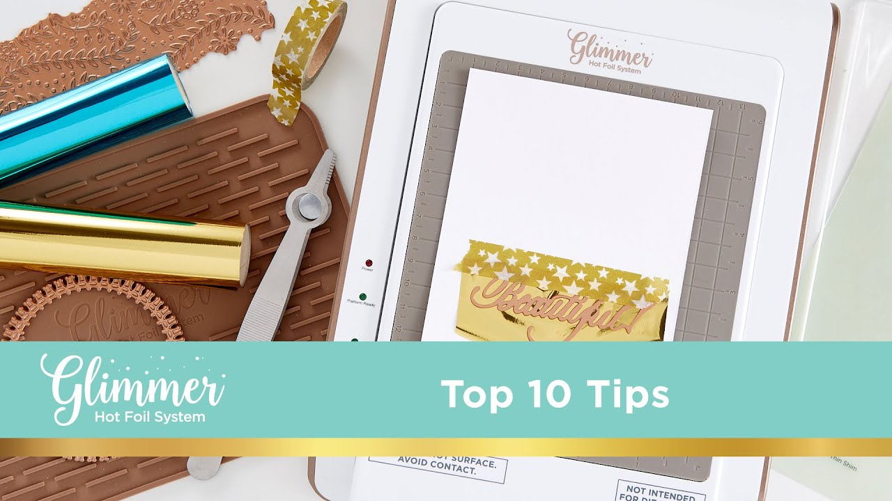 Spellbinders Glimmer Hot Foil System -foliointilaite - Käsitellen