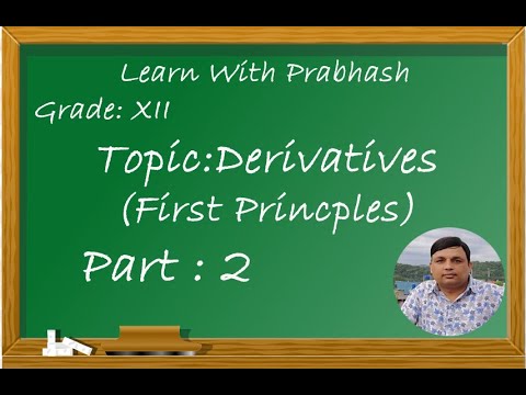 Derivative (First Principle - Part II) - YouTube