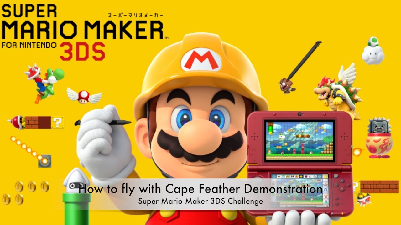 [Demonstration] How to fly with Cape Feather on Nintendo Super Mario ...