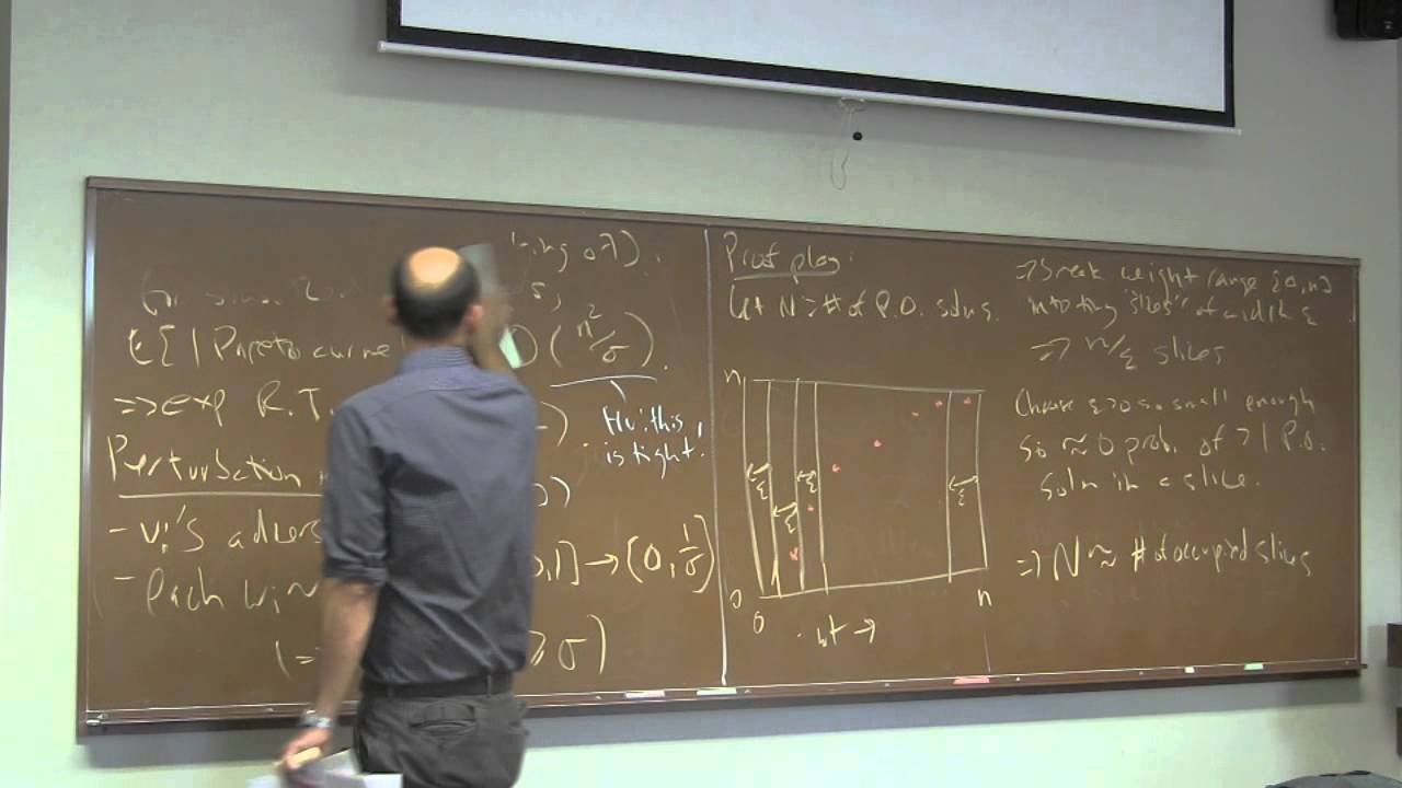 Beyond Worst Case Analysis Lecture 14 Smoothed Analysis Of Pareto Curves Youtube