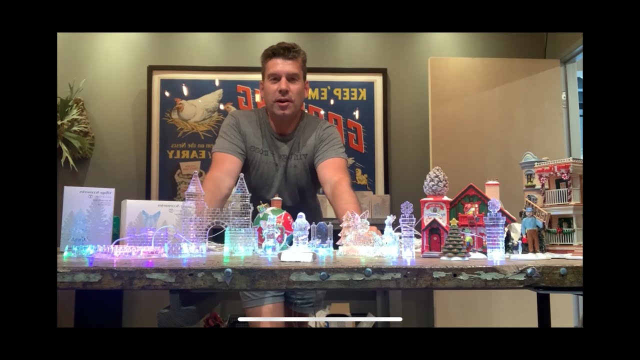 Lit Ice Castle Collection - YouTube