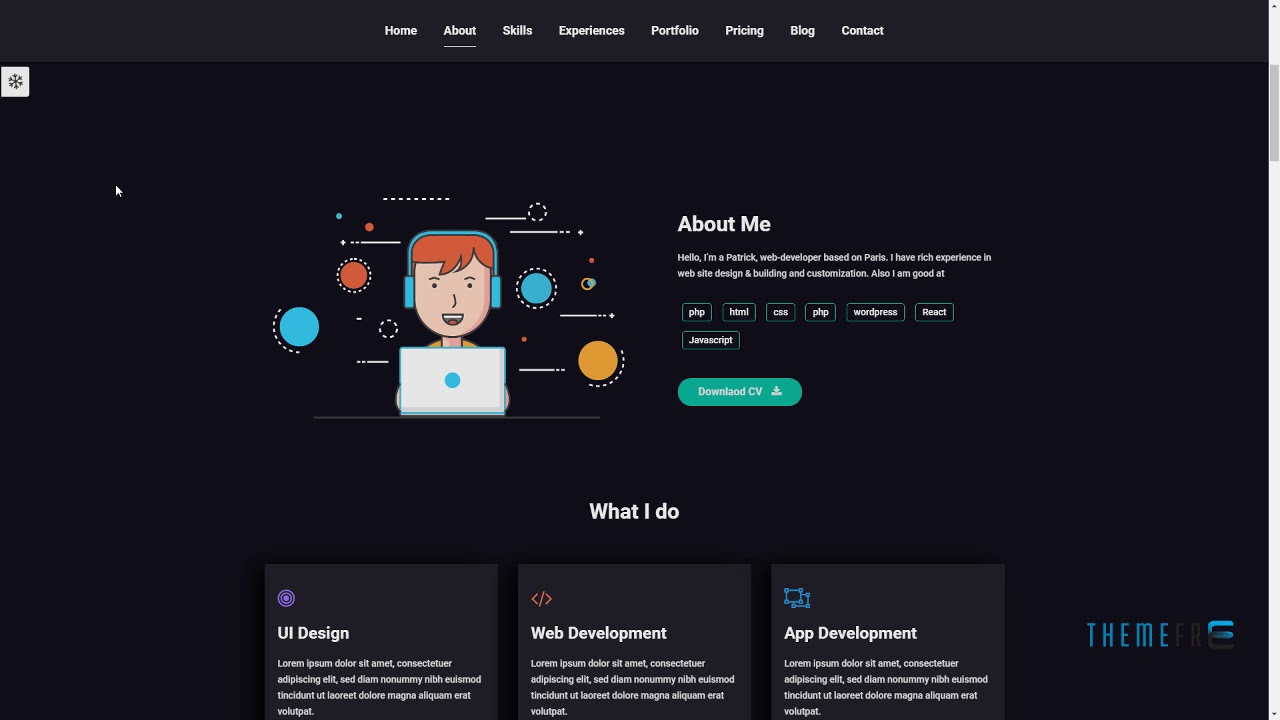 Maha CV/Resume SiteTemplates Zarathustra Yuu - YouTube