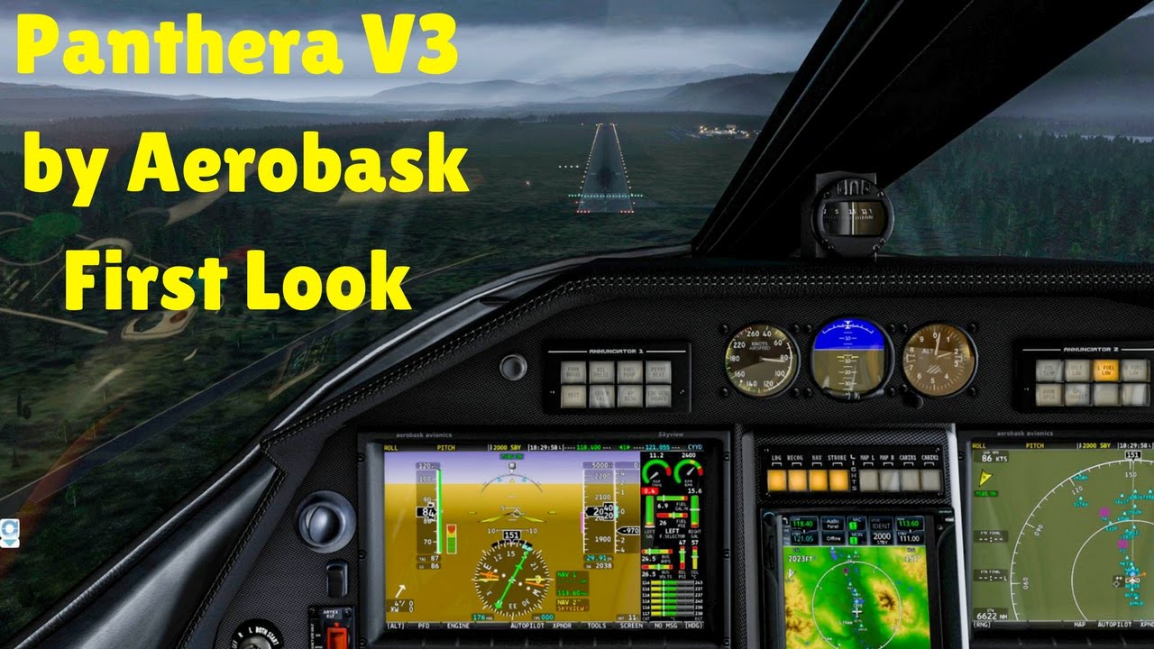 X Plane 11 Panthera V3 by Aerobask First Look Smithers Reg BC, Canada ...