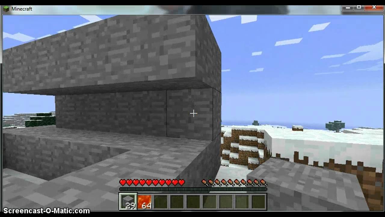 MineCraft How to build a Incinerator - YouTube