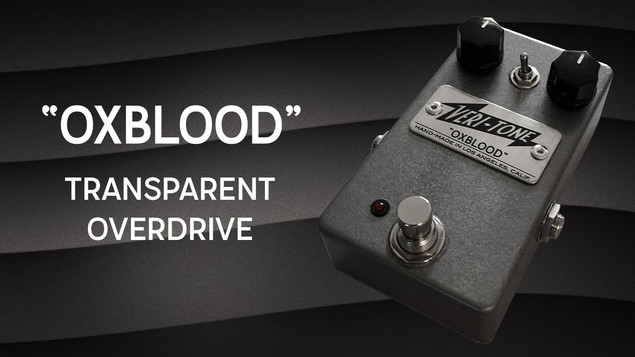 Oxblood Transparent Overdrive - YouTube