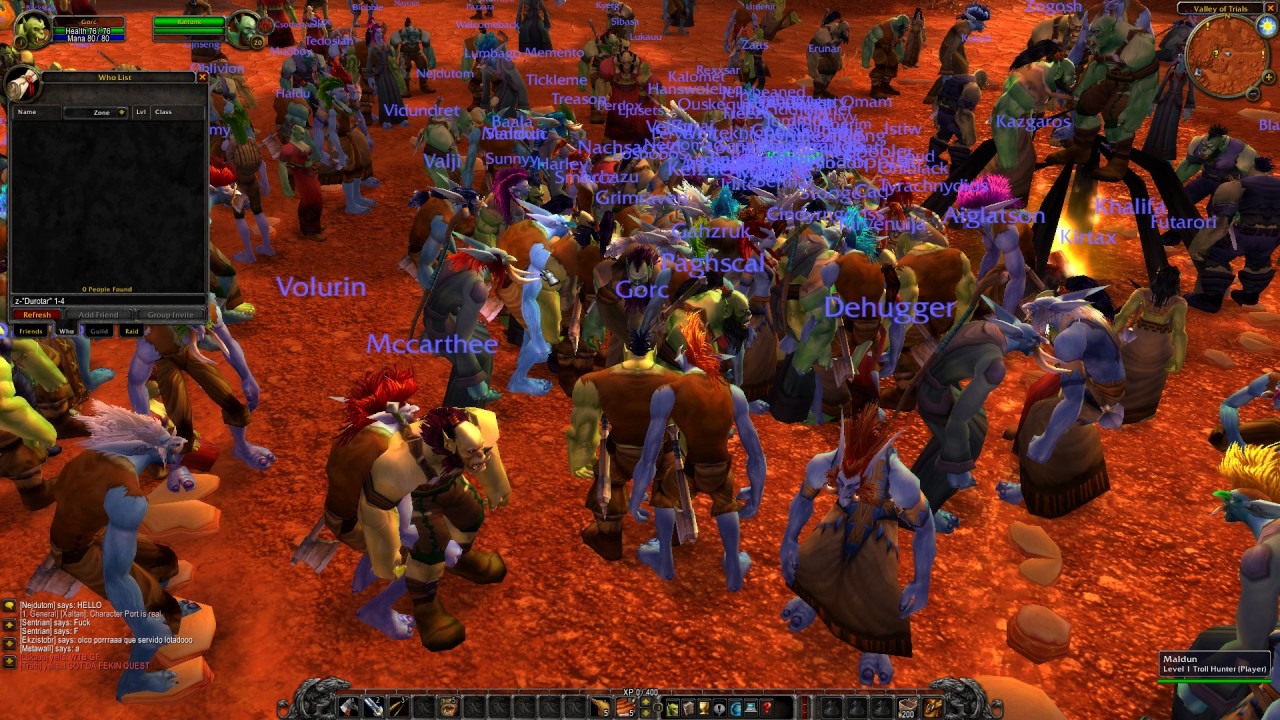 World Of Warcraft: Nostalrius/Elysium Launch. Utter Chaos! - YouTube