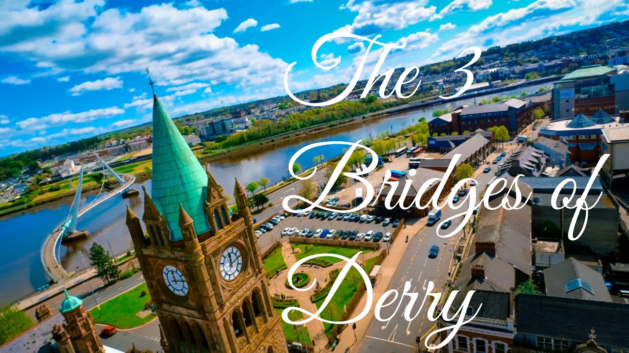 The 3 Bridges of Derry .... A Cinematic FPV Drone View of The Bridges ...