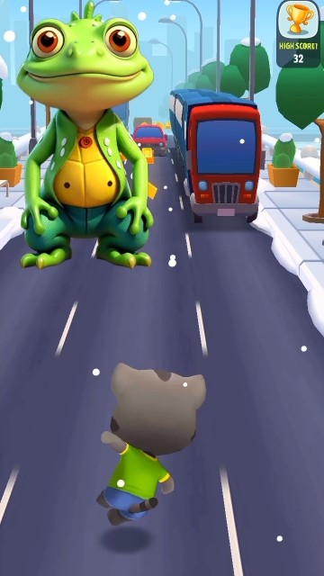 Talking Tom good Running #shortvideo - YouTube