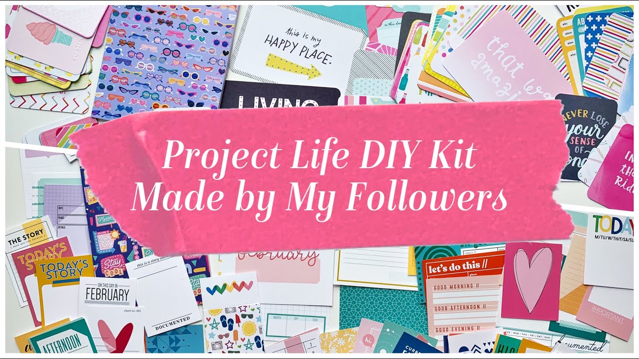 DIY Project Life Kit Made by My Followers - Pick Your Favorite! - YouTube