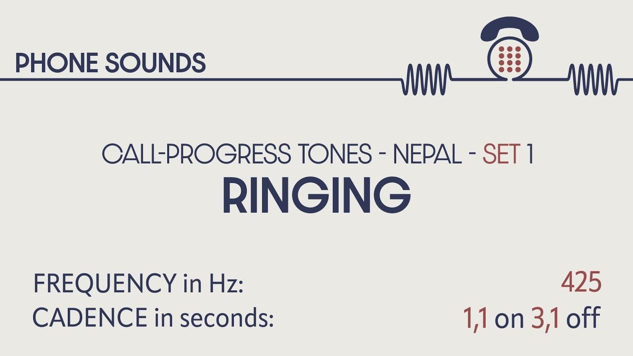 Ringing / Ringback tone (Nepal). Call-progress tones. Phone sounds ...