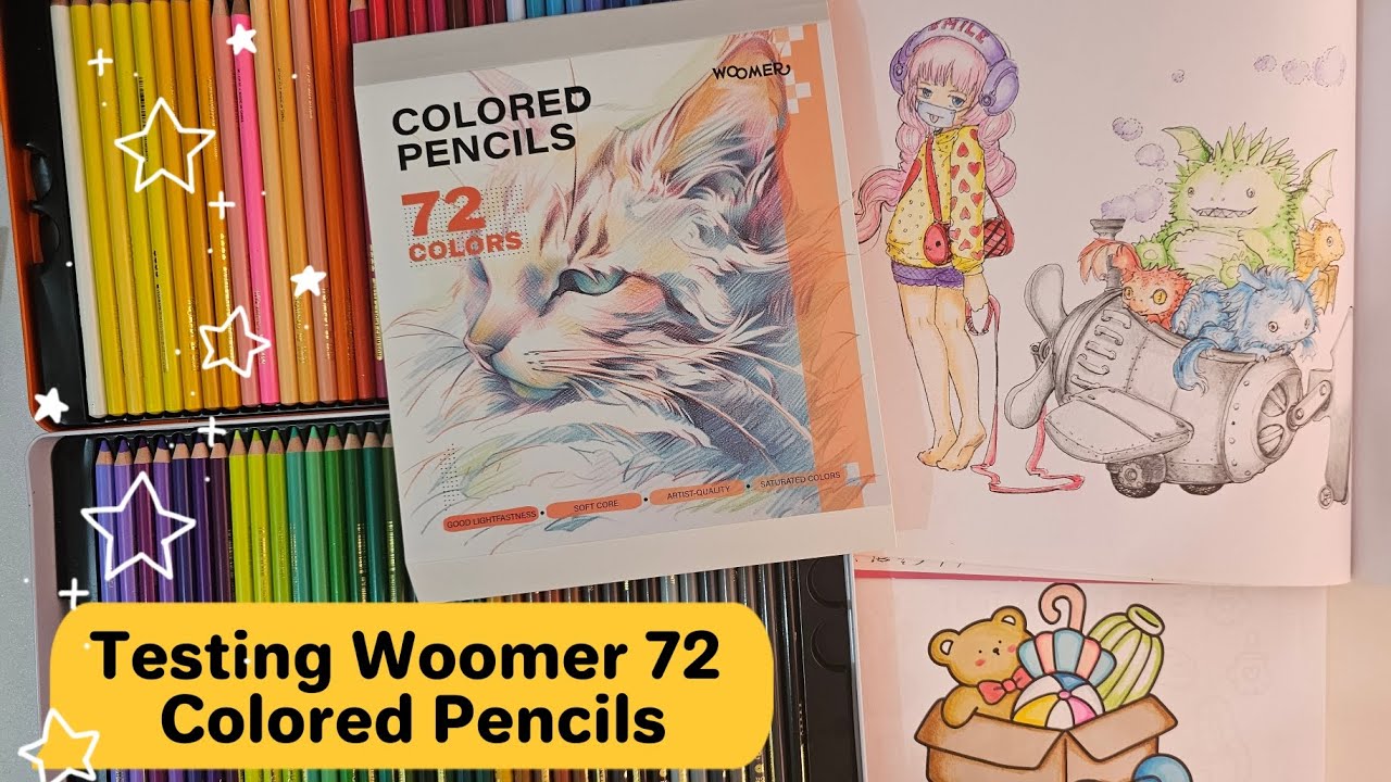Woomer Colored Pencils Review: How They Perform on Pop Manga & Little ...