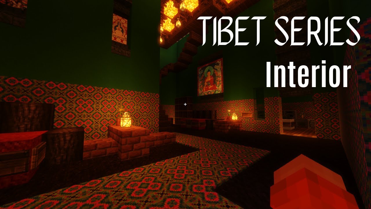 【Minecraft】How to build 1.15.2 | Tibet series | Cinematic Interior ...