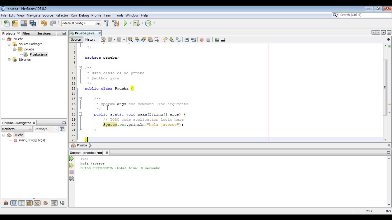 Estructura de una clase Java parte 2 Comentarios - YouTube